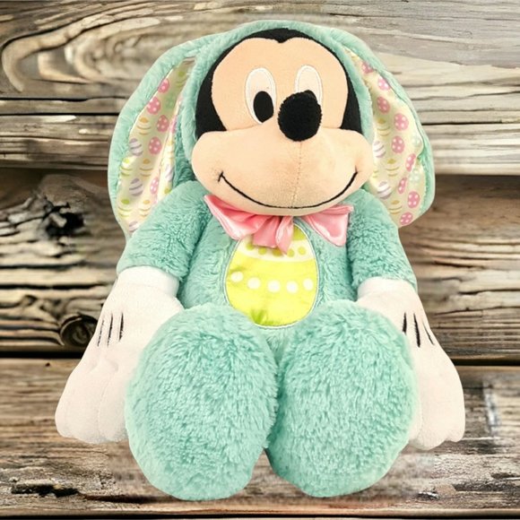 Disney | Toys | Disney Mickey Mouse Easter Plush In Bunny Suit 6 ...
